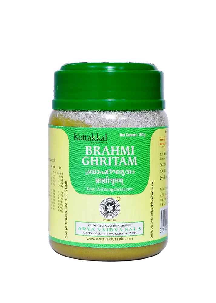 Brahmi Ghritam 150 Grams - Lara Ayurveda and Wellness Products