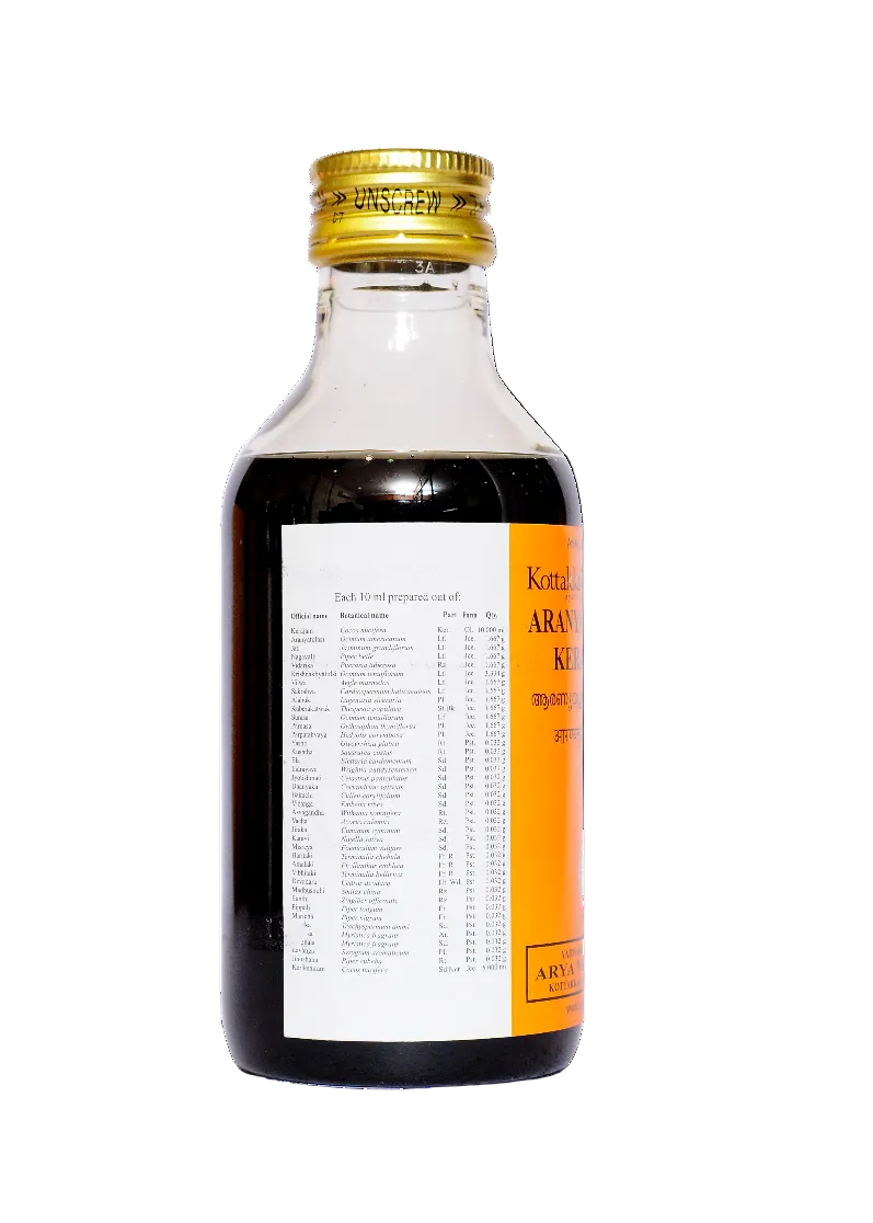 Aranyatulasyadi Kera Tailam 200ml – Lara Ayurveda and Wellness Products